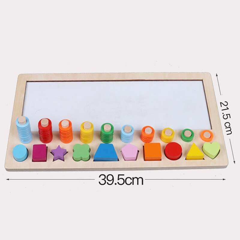 Children'S Wooden Learning Counting Numbers Matchi... – Grandado