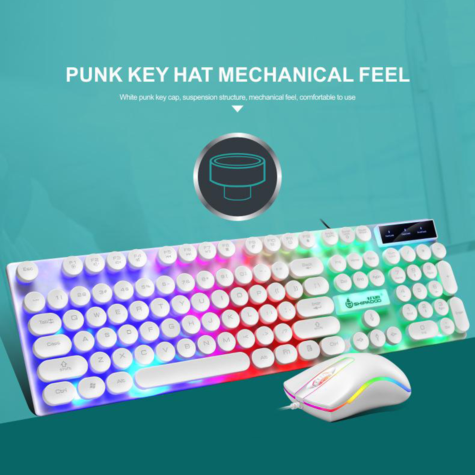 Usb Wired Rgb Rainbow Led Backlit Gamer Mouse And Grandado