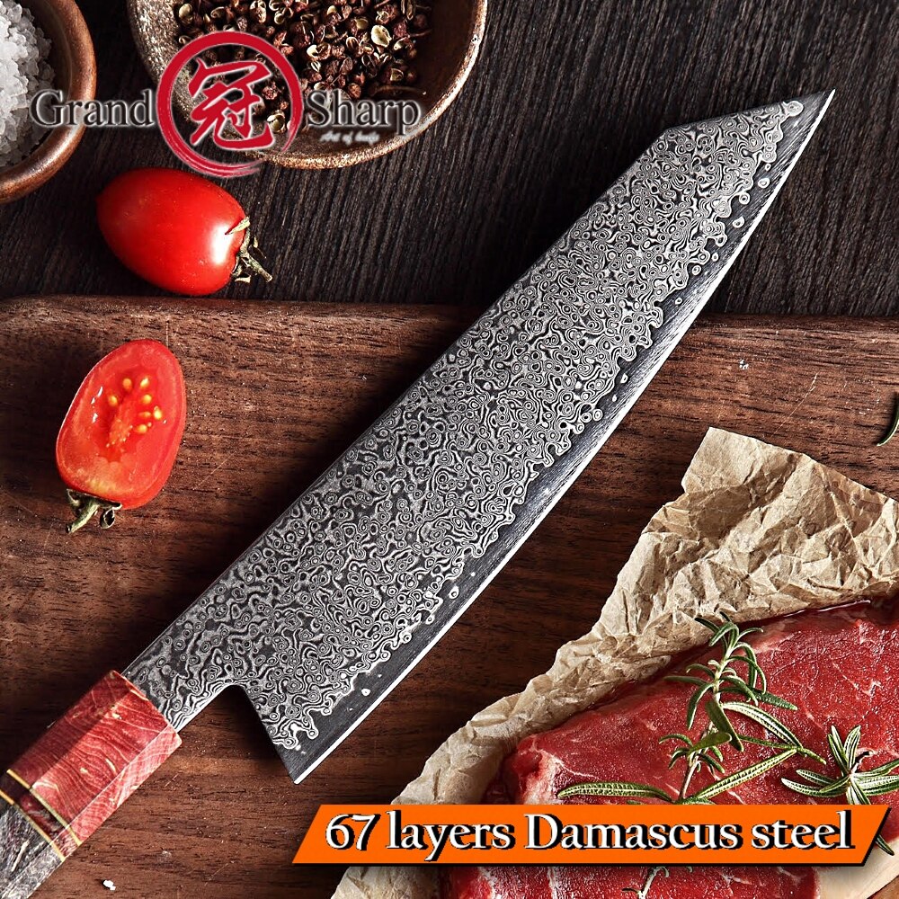 Chef Knife vg10 Damascus Steel Japanese Kitchen Kn... – Grandado