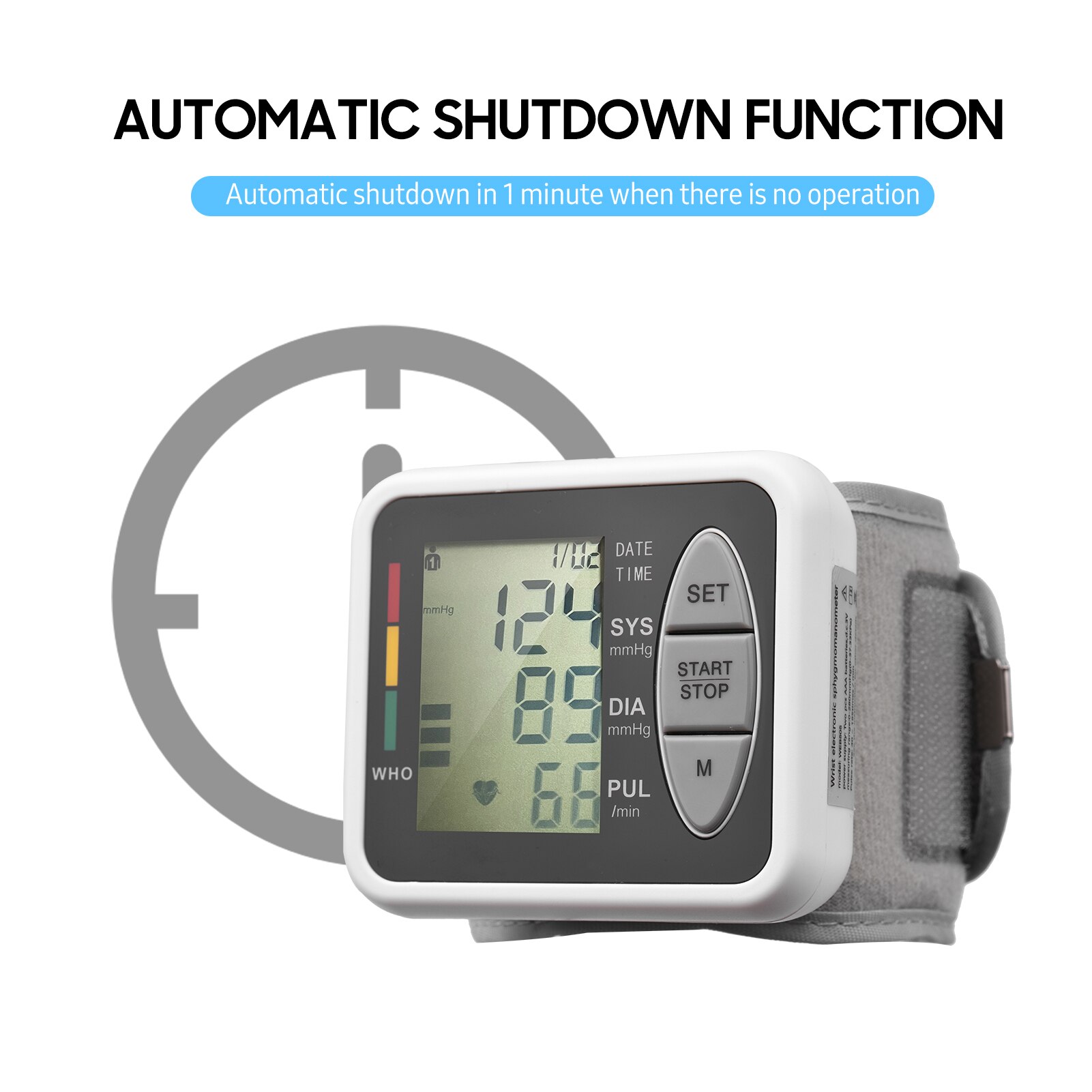Wrist Blood Pressure Monitor Blood Pressure Cuff W... – Vicedeal