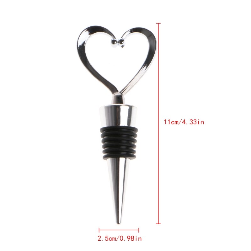Elegante Liebe Herz Geformt Twist Gewinde Abgedichtet Wein Flasche ...