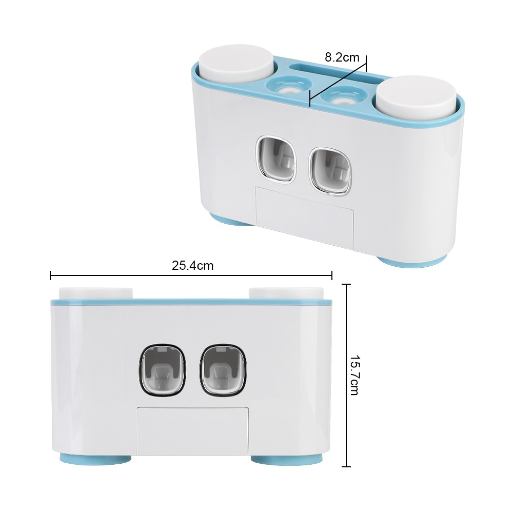 Toothbrush Holder Wall Mounted Automatic Toothpast... – Vicedeal
