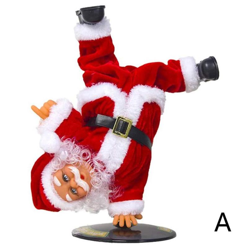Funny Santa Claus Doll with Music Electric Santa C... – Grandado