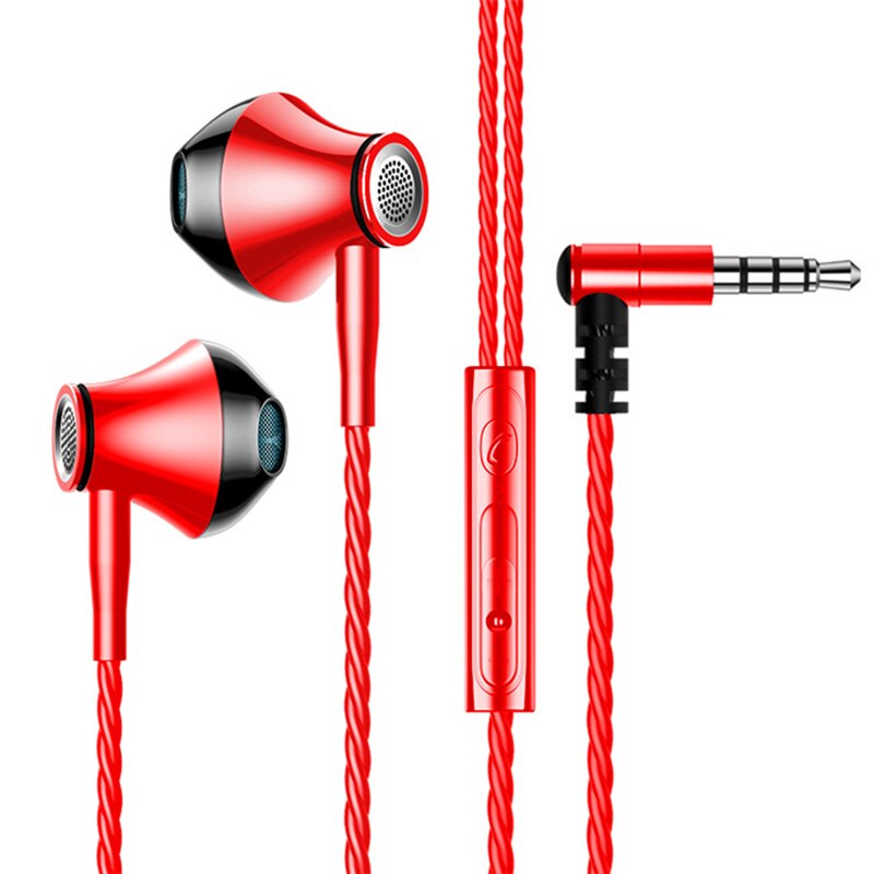 F20 Wired In Ear Earphones Bass Headset Elbow Plug... – Grandado