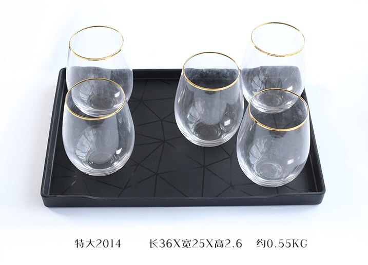 Rectangular Melamine Tray Hotel Storage Tray Tea C... – Grandado