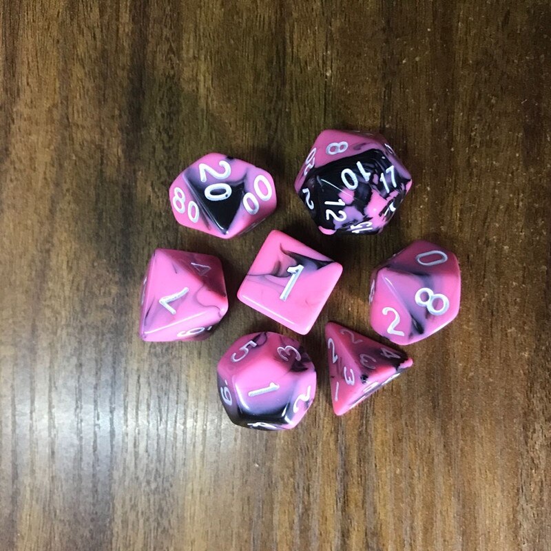 7pcs/Set Digital dice Game dices set Polyhedral D4... – Grandado