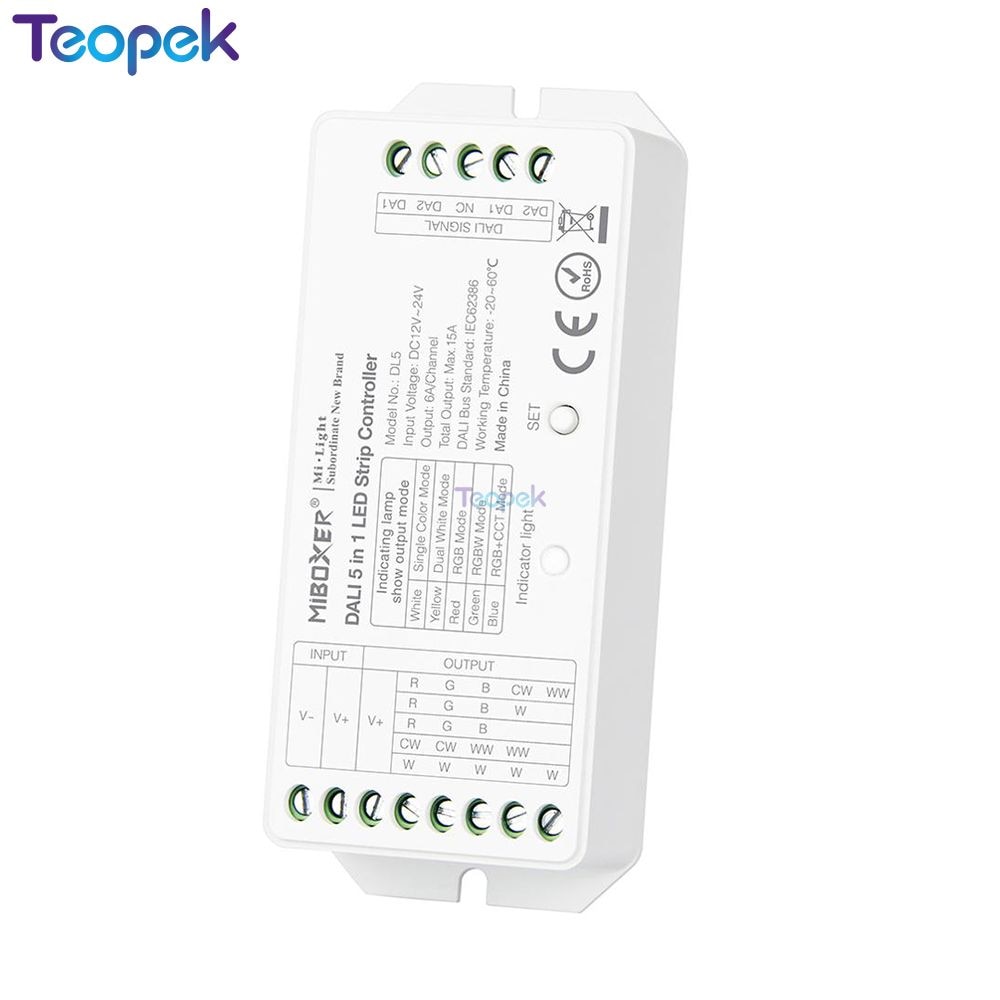 MiBoxer DALI 5 IN 1 LED Strip Controller DL5,DC 12... – Grandado