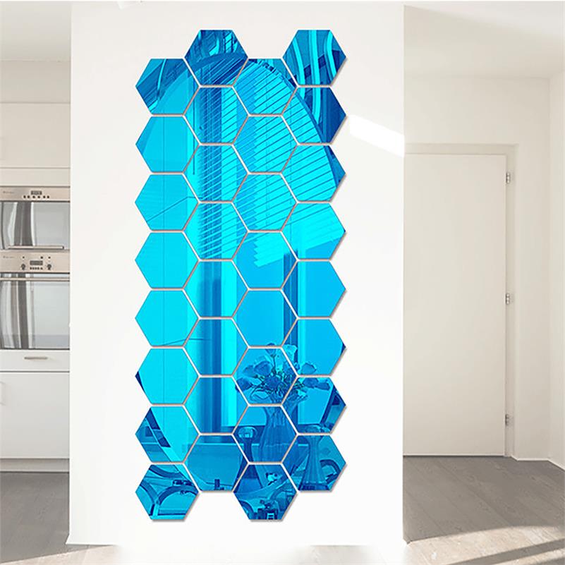 12Pcs 3D Spiegel Sticker Woonkamer Slaapkamer Badk... – LovingPrices