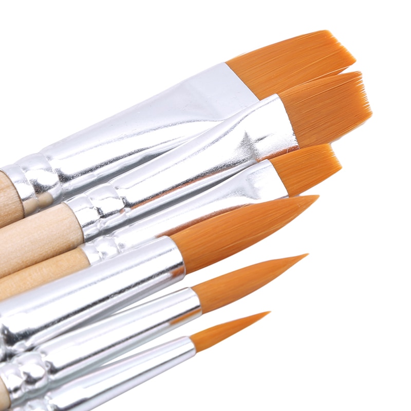 5 teile/satz Nylon Haar Holzgriff Aquarell Pinsel ... – Vicedeal