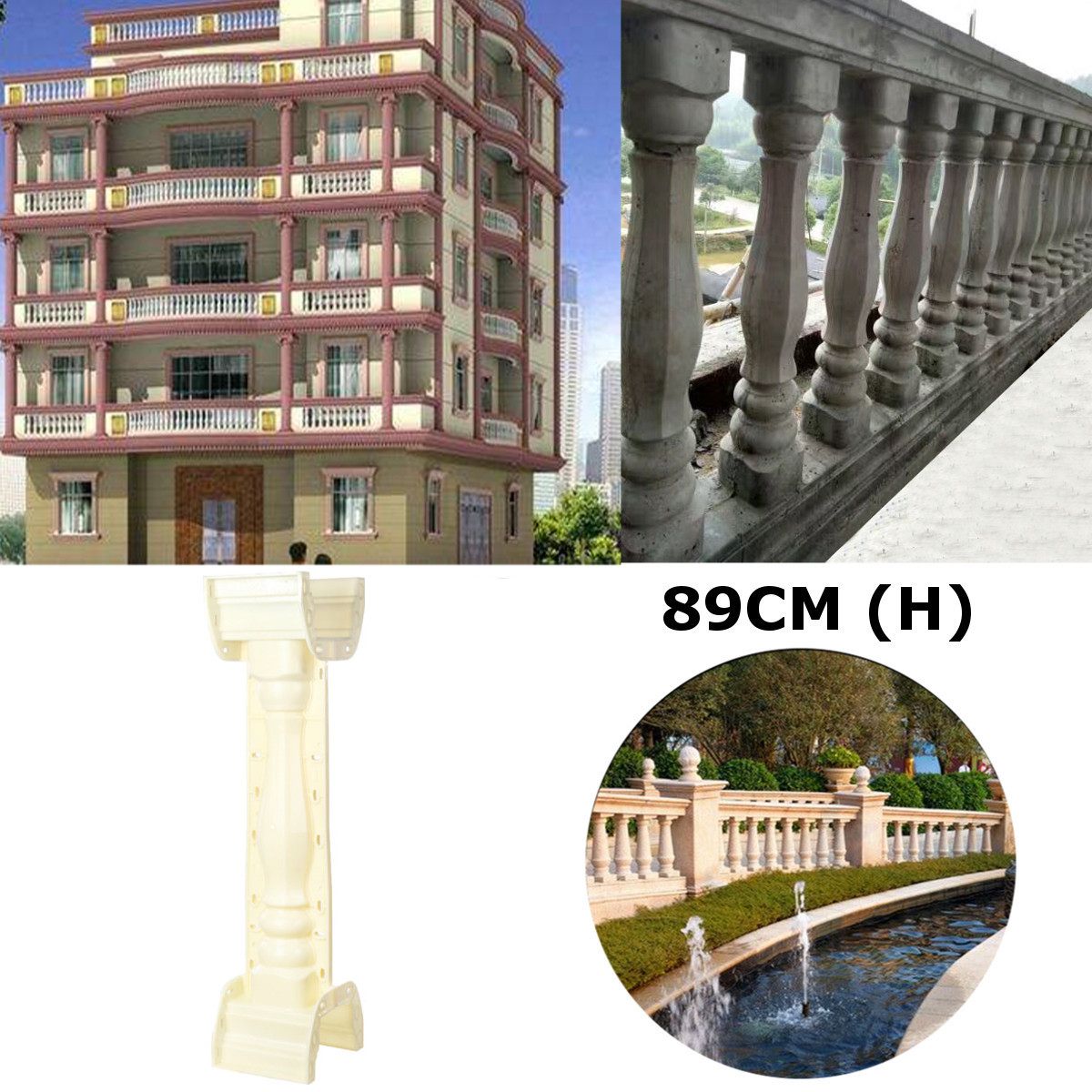 89cm Roman Column Mould DIY Paving Molds Balcony F... – Grandado