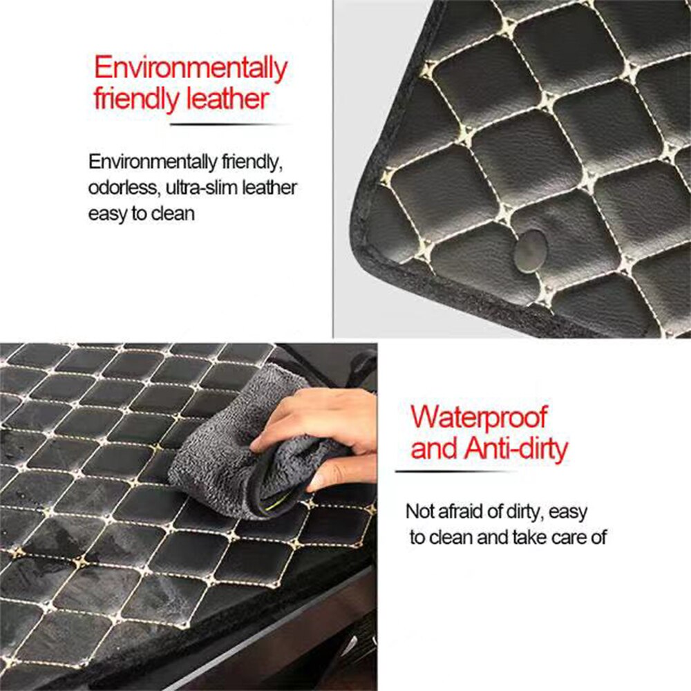 1pcs car Box Mats Leather Storage Protector Pad fo... – Grandado