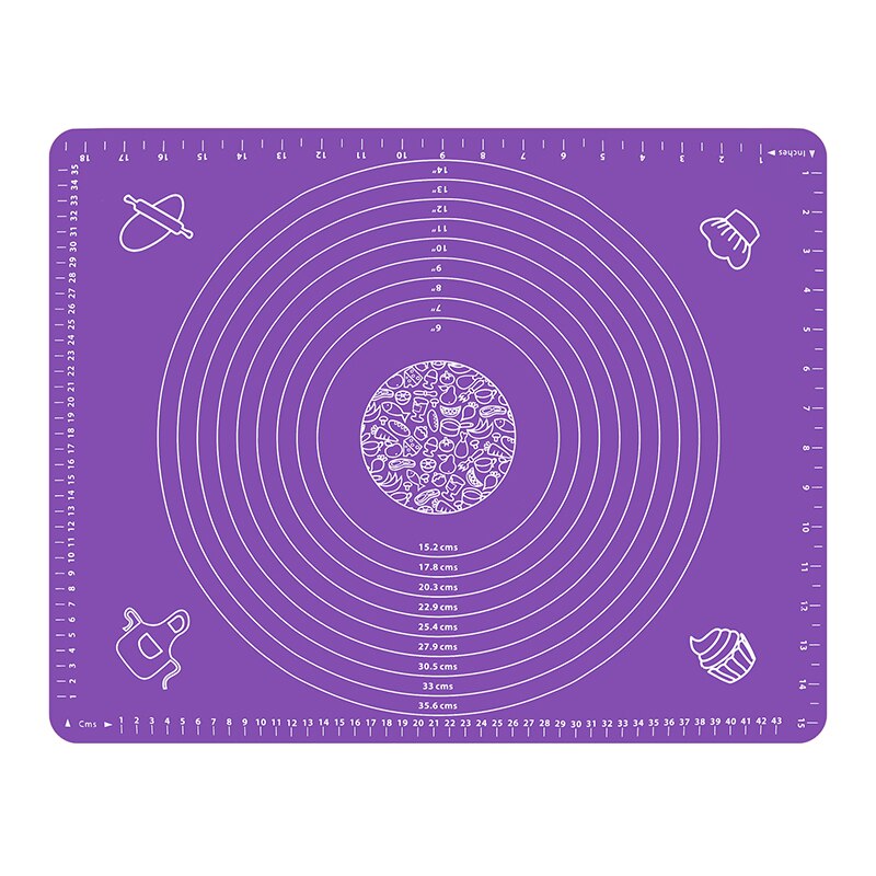 Non-stick Silicone Baking Mat with Scale Dough Pad... – Vicedeal