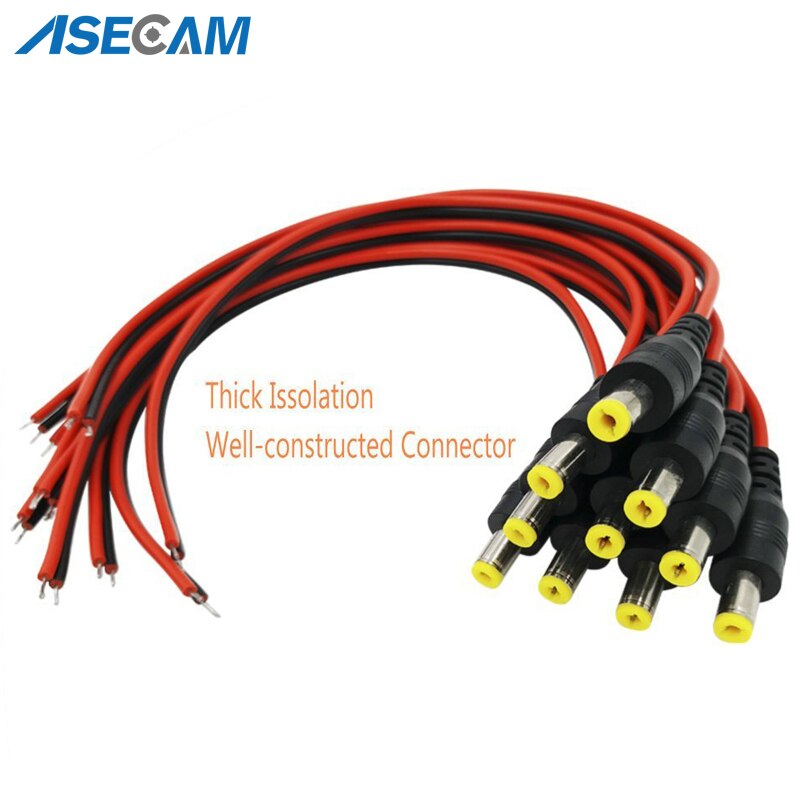 2.1*5.5mm DC Power Connector Copper Core Cable 12V... – Grandado