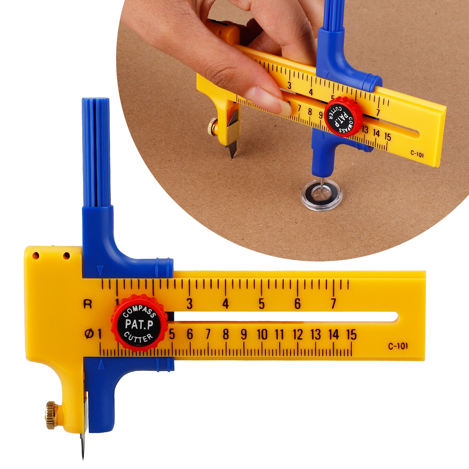 Circle Cutter C-101 Photo Paper Cutter Compass Cir... – Grandado
