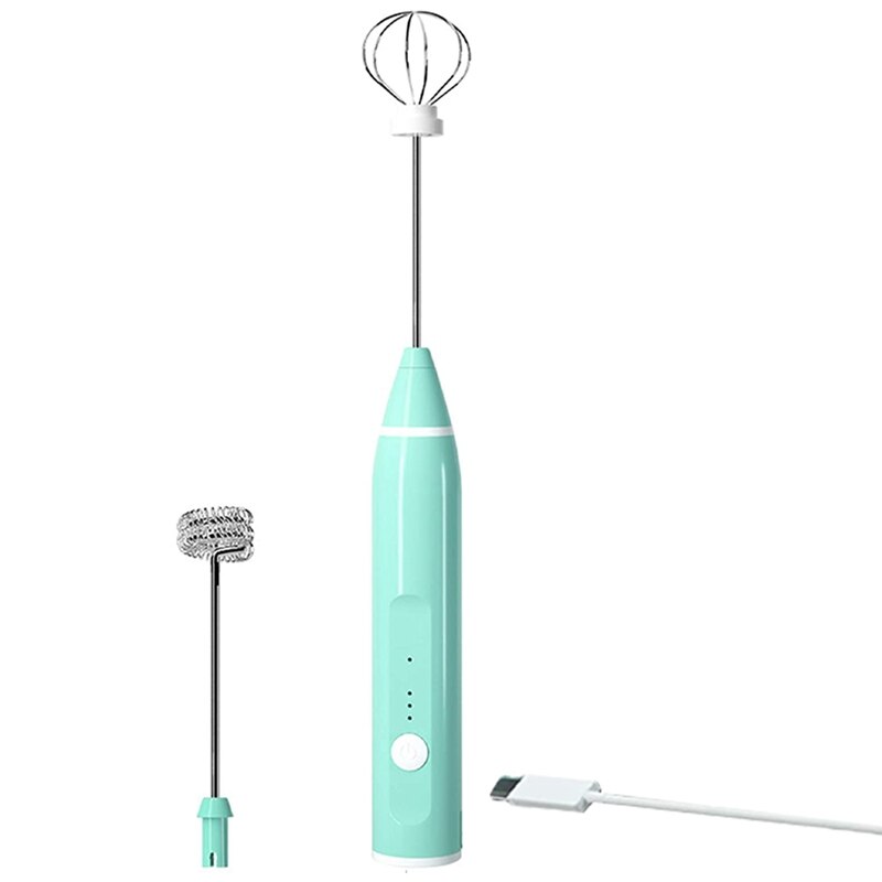 Milk Frother Handheld Electric Rechargeable Frothe... – Grandado