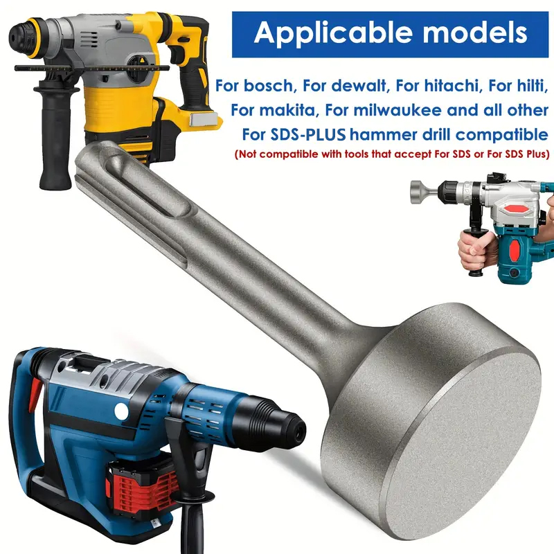 SDS Plus Ground Rod Driver Steel Drill Bit Driver ... – Grandado