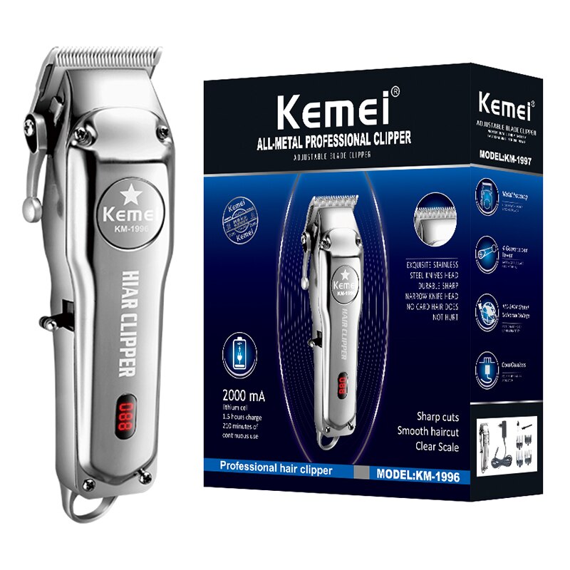All-metal hair clipper electric hair trimmer for m... – Vicedeal