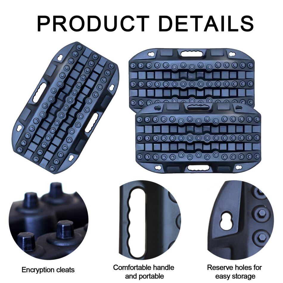 1pc Car Off-road Wheel Tyre Snow Recovery Tracks B... – Grandado