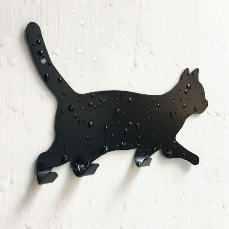 Vintage Cat Shaped Hooks Wall Door Rustic Hanger F... – Grandado