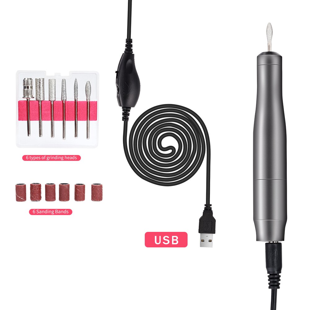 Portable Electric 25000RPM Nail Drill Machine Mill... – Grandado