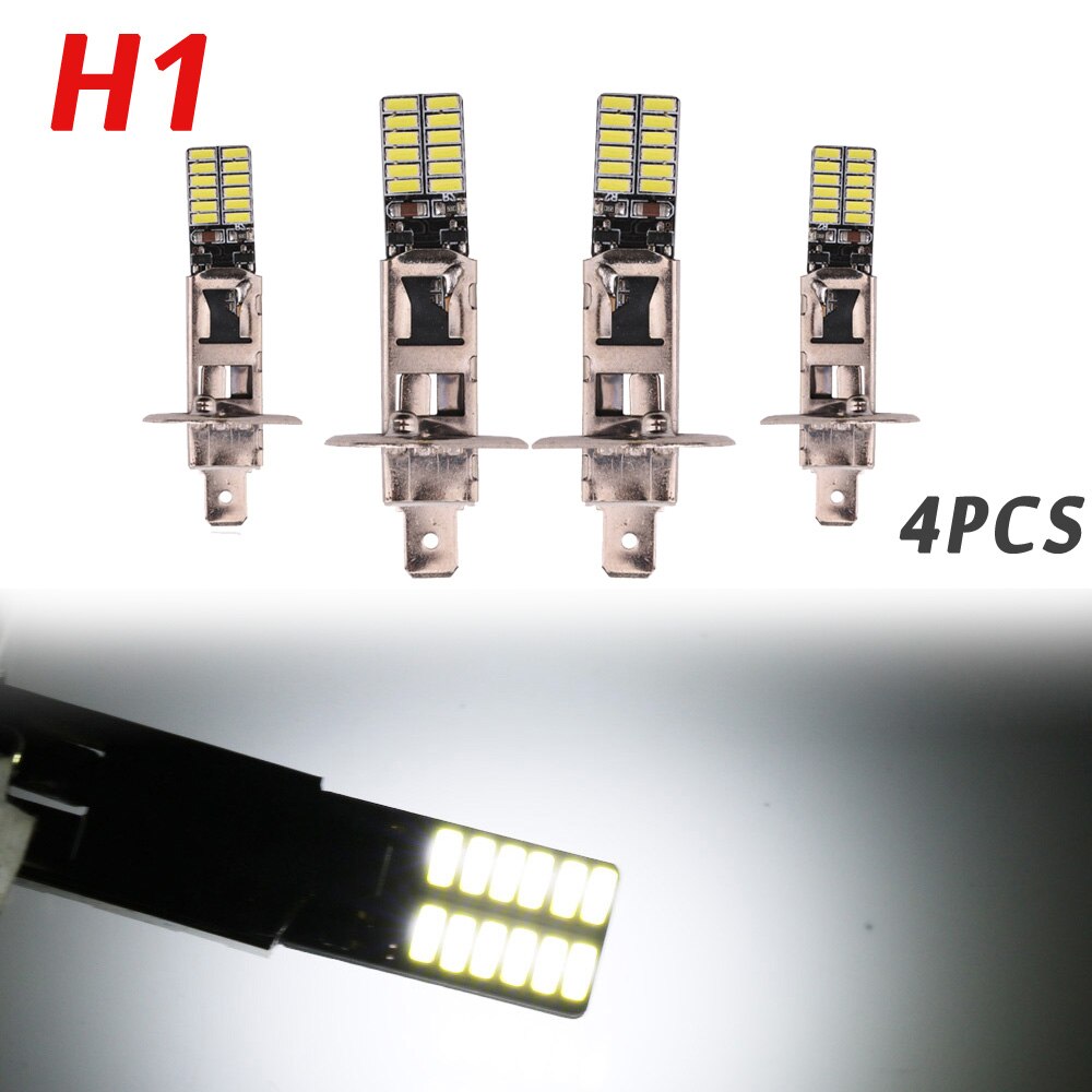 Bil dimljus avkodad broms h1 24 smd vit lampa 600... – Vicedeal