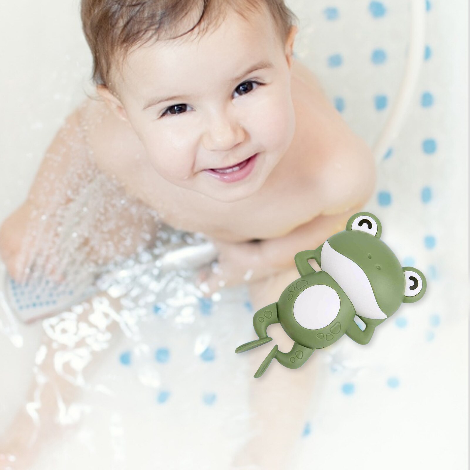 Cute Frogs Baby Bath Toys for Kids Bath Swimming P... – Grandado