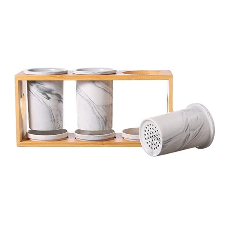 1Pc Cutlery Storage Rack Ceramic Storage Canister ... – Vicedeal