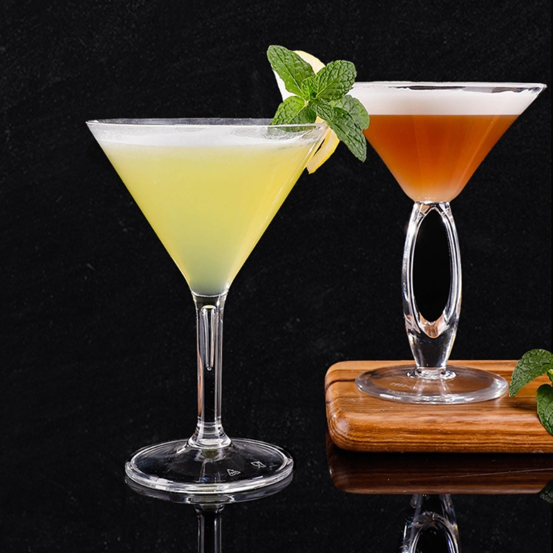 Acryl Materiaal Martini Glas Cups Transparante Coc... – Grandado