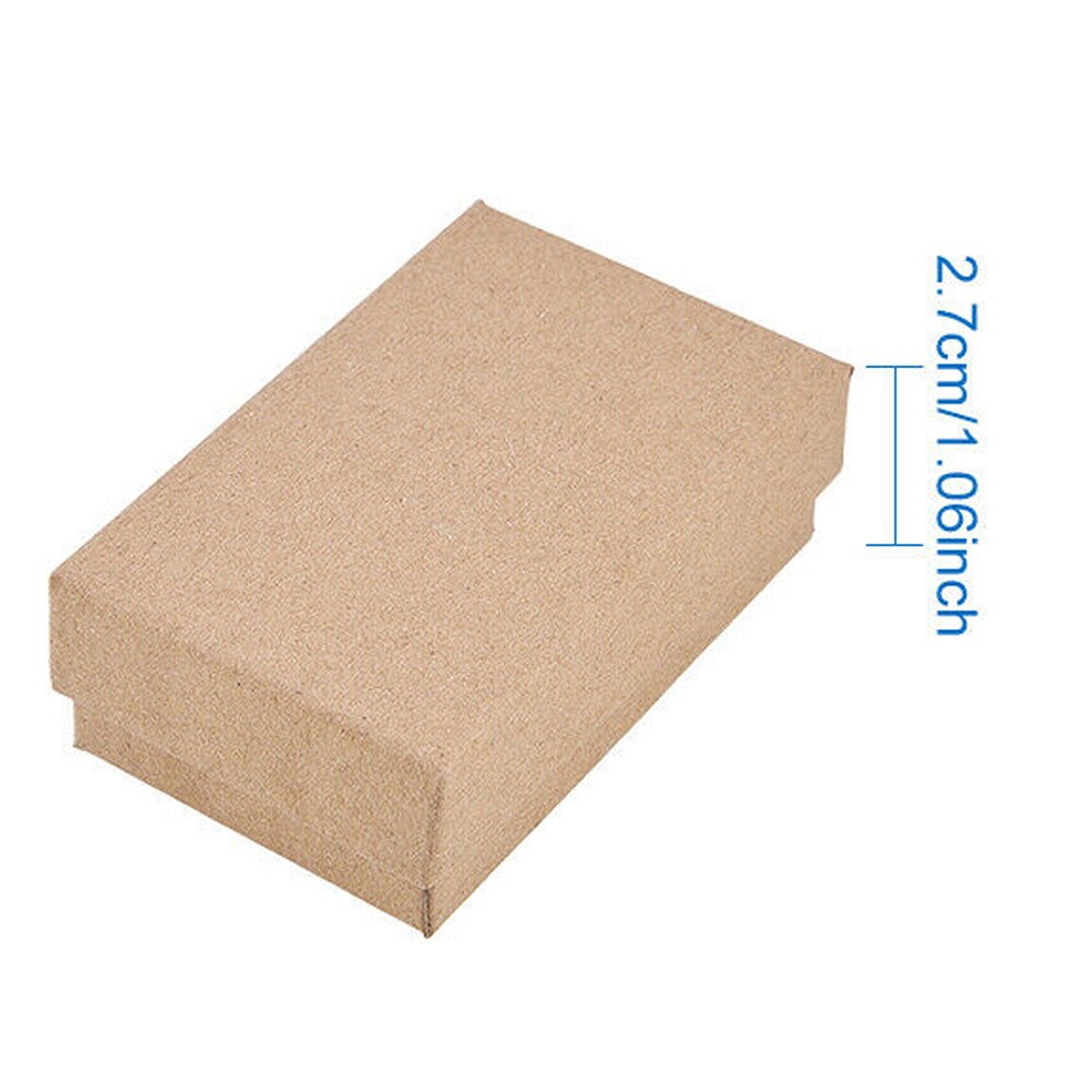 24PCS Kraft Paper Box Small Kraft Paper Jewelry Bo... – Grandado
