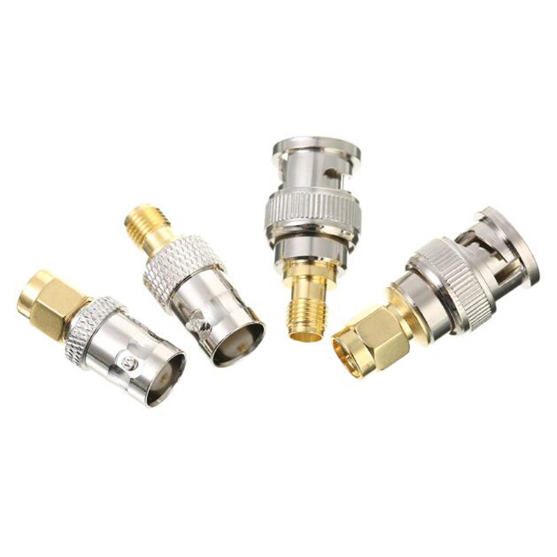 SMA to BNC Connectors Kit 4PCS Male Female RF Coax... – Grandado