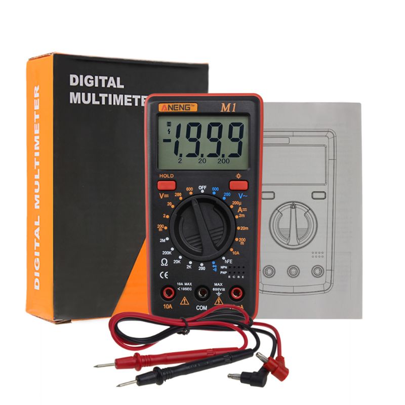Handheld Digital Multimeter AC/DC Voltage Current ... – Vicedeal