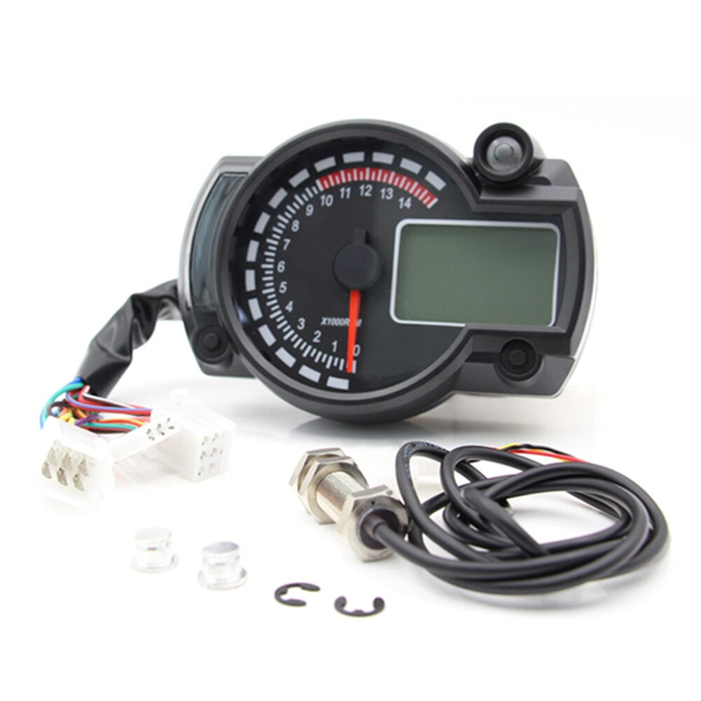 Motorcycle Speedometer 7 Colors LCD Digital Odomet... – Grandado