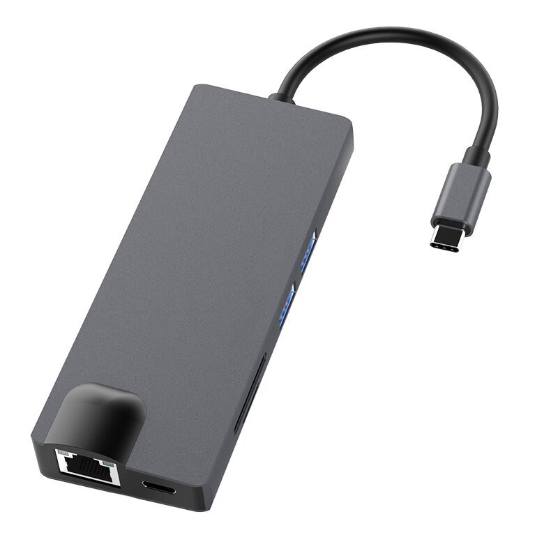 8 IN 1 TYPE C USB Hub USB C Thunderbolt HW-TC 12 W... – Grandado