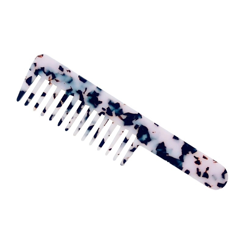 Acetate Detangle Hair Comb Marble Stone Print Anti... – Vicedeal