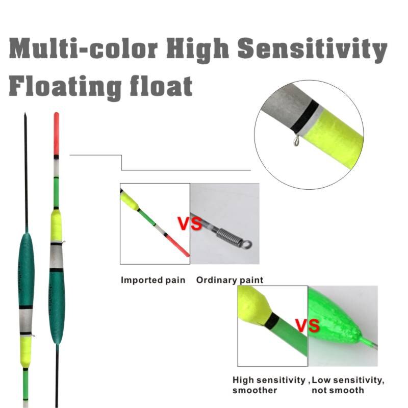 Topline Tackle 10pcs fishing accessories float set... – Grandado