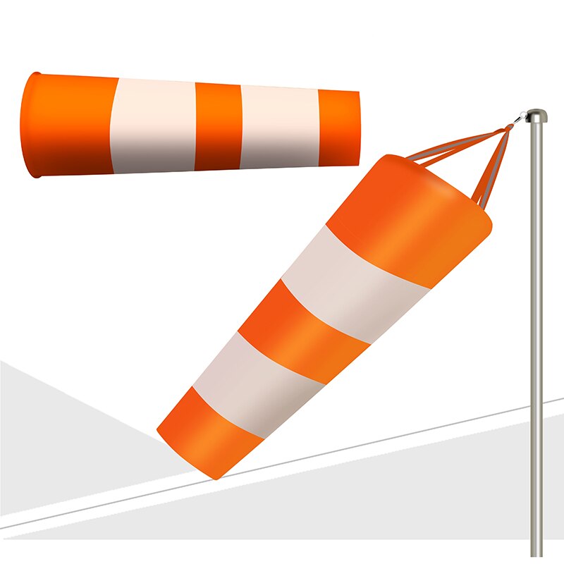 Wit En Rood Fluoerscence Waterdichte Wind Sok Wind... – Vicedeal