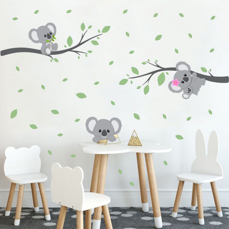 Animal Window Koala Stickers Glass Window Decorati... – Grandado