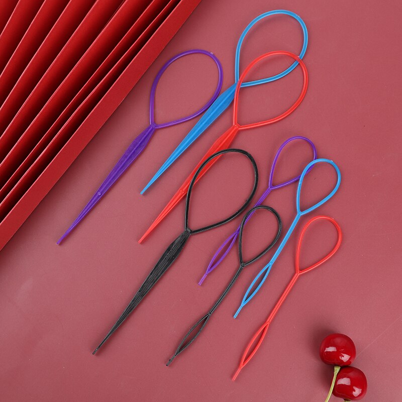 2pcs Ponytail Maker Styling Tool Plastic Loop Styl... – Grandado