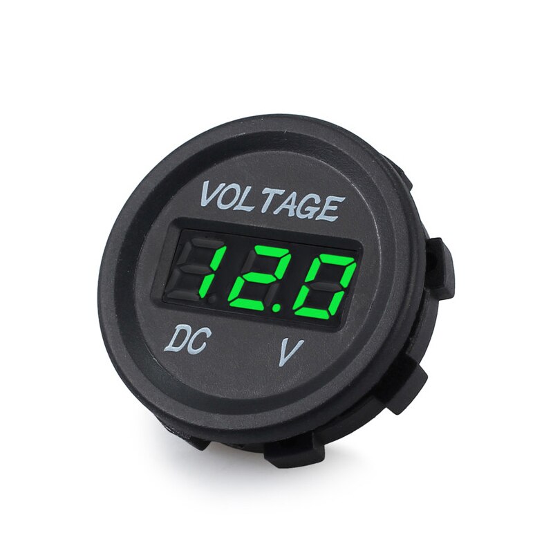 Justech Green LED DC 12V Voltmeter Panel Digital V... – Grandado