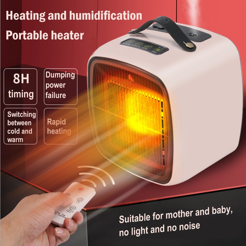 3 in 1 Fan Heater Humidifier Portable Electric Hea... – Vicedeal