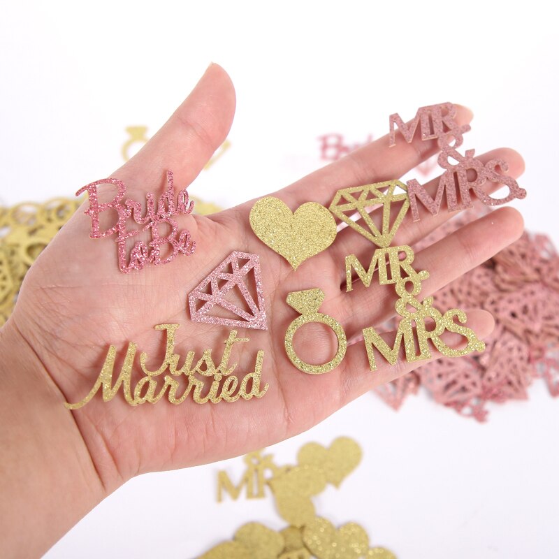 50 Stks/partij Mr & Mrs Confetti Bruiloft Deco... – Grandado