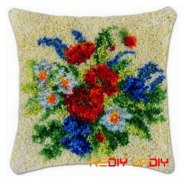 DIY Klink Haak Kussen Calla Lelie Kussensloop Geha... – Vicedeal