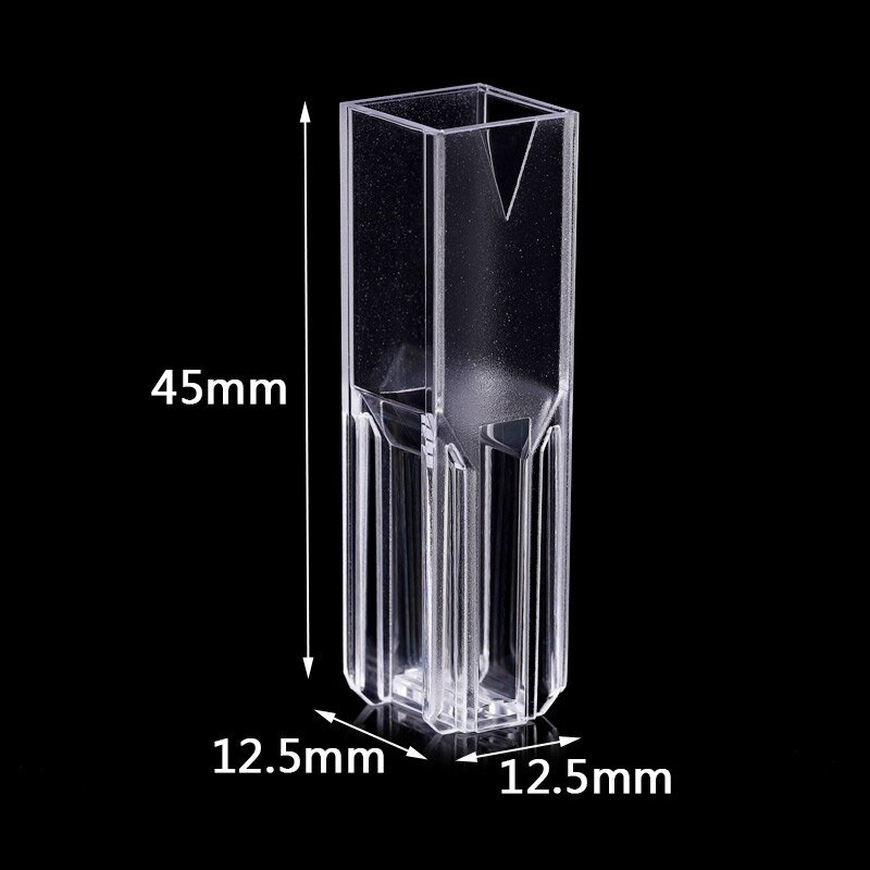 10mm Plastic Micro Cuvette 100PCS – Vicedeal