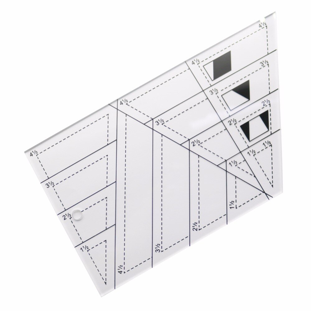 1 Pc 21*11.5cm Acrylic Multifunctional Polygon Rul... – Vicedeal