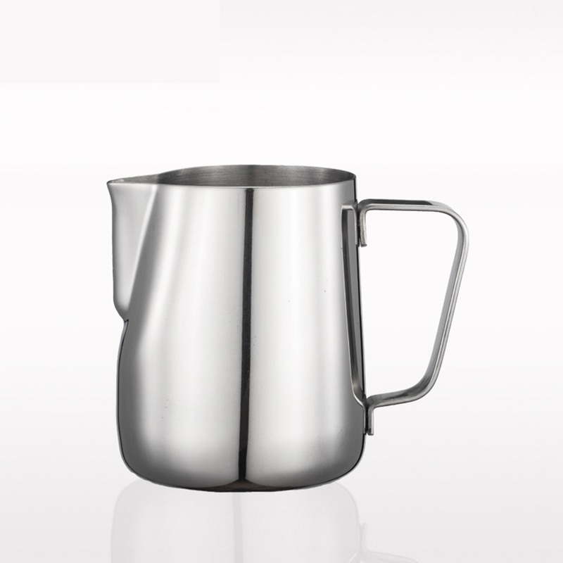 Stainless Steel Frothing Coffee Pitcher Pull Flowe... – Grandado