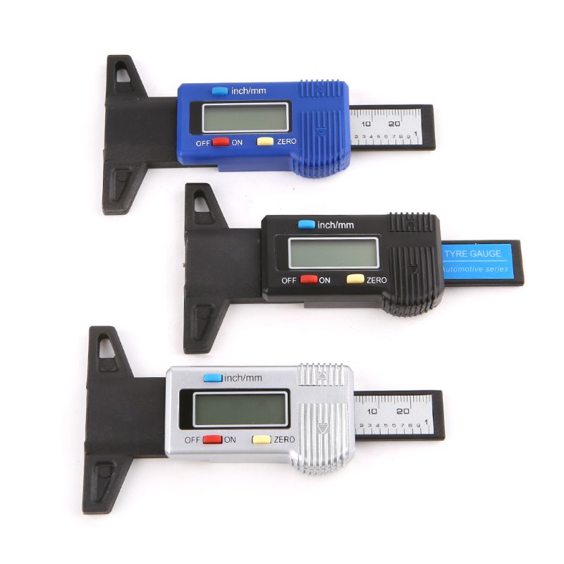 1pc Digital Car Tyre Tire Tread Depth Gauge LCD Di... – Grandado