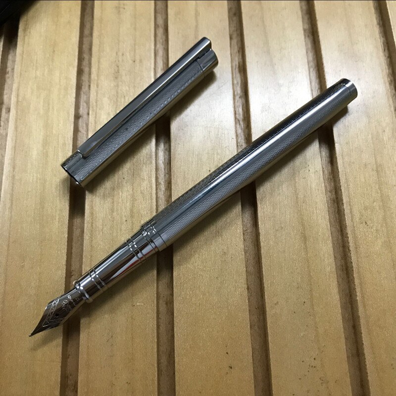 Jinhao 126 Executive Complete Silver Fine Kap Nib ... – Grandado