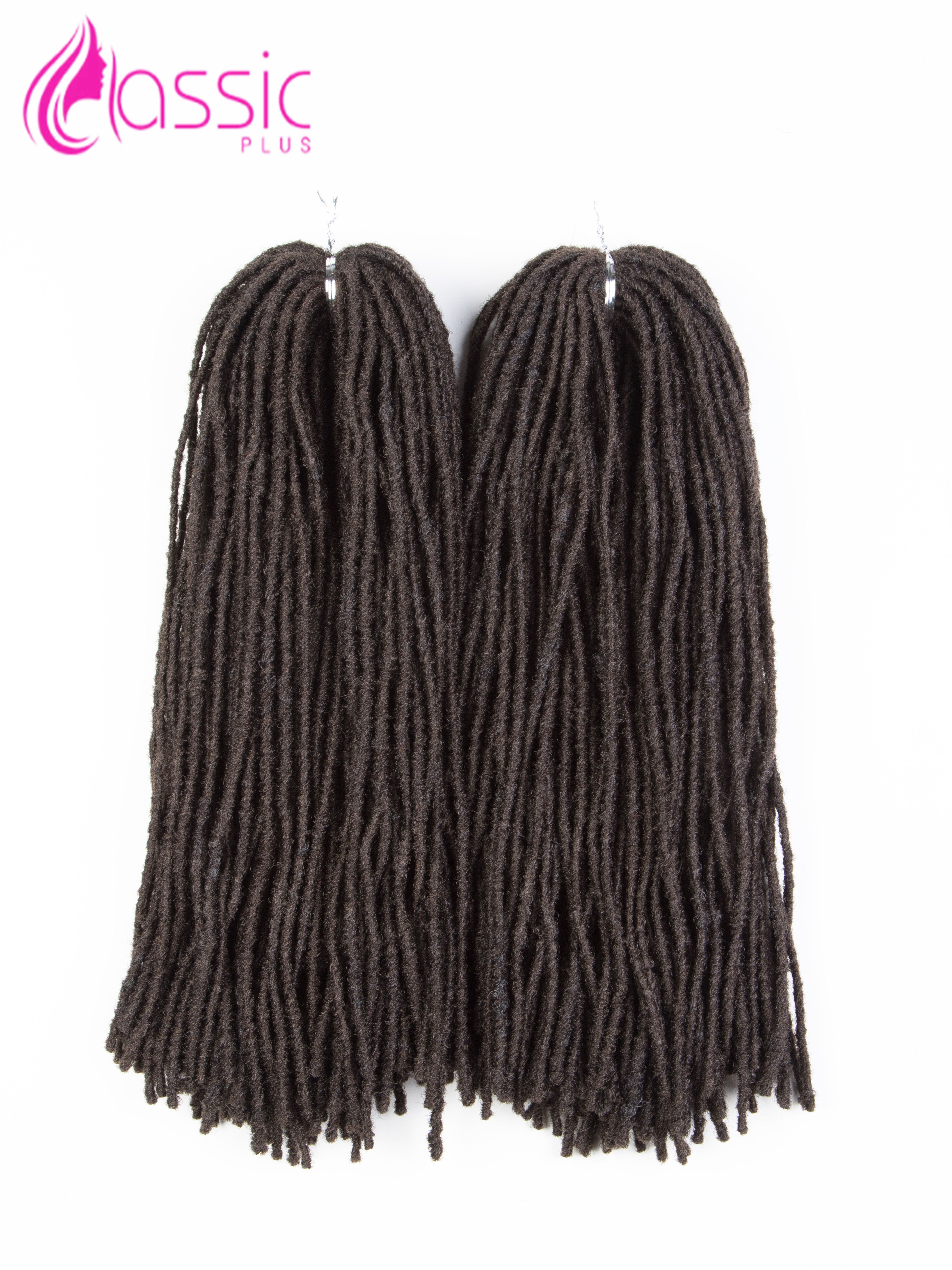 CLASSIC PLUS Hair Synthetic Faux Locs Crochet Brai Grandado