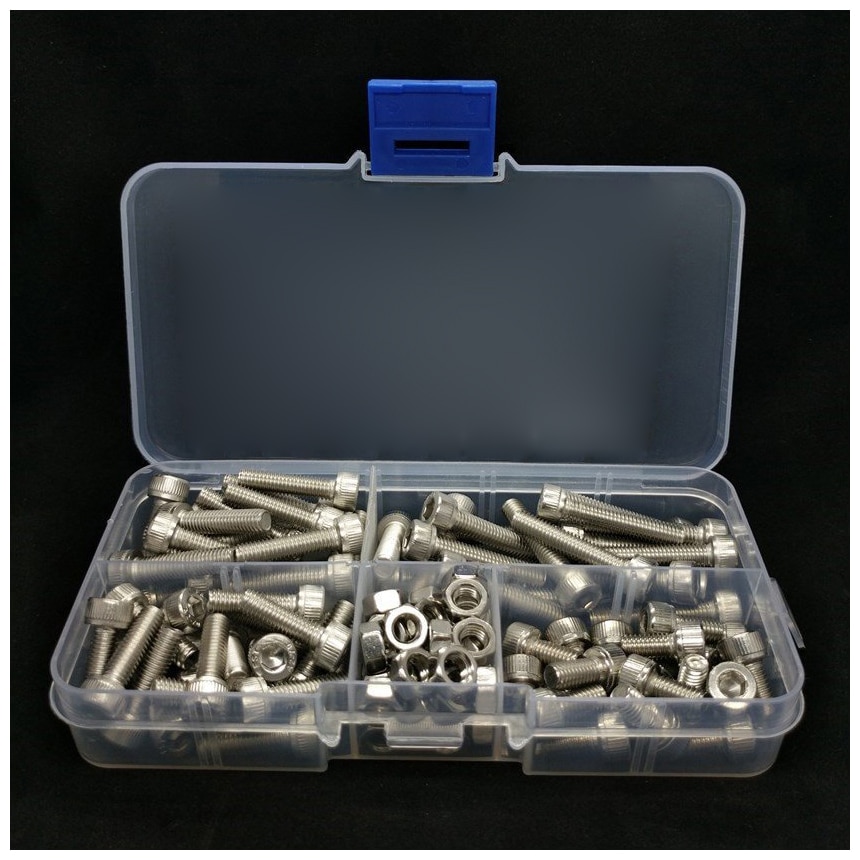 120 pièces M5 acier inoxydable métrique douille he... – Grandado