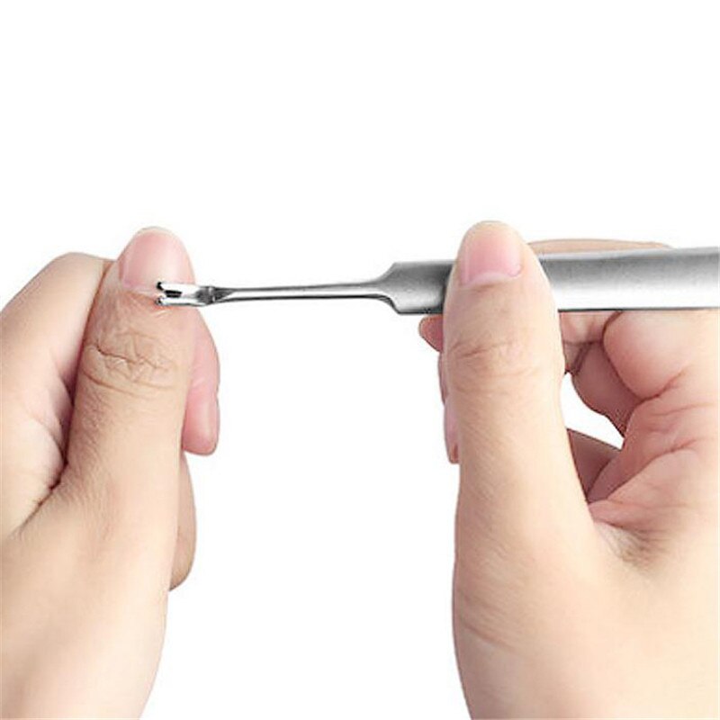 Rvs Zilver Dode Huid Vork Exfoliërende Dode Huid P... – Vicedeal